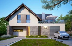 Каркасно-панельный дом AET-003 - Каркасно панельные дома от aet-home.ru ...