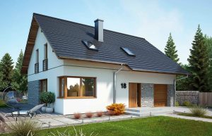 Двухэтажный каркасно-панельный дом AET-008 - Каркасно панельные дома от ...